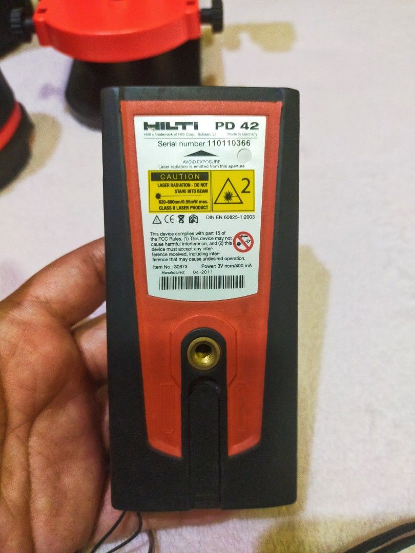 Original HILTI PD42 laser/ BLACK AND DECKER lebeling on Carousell