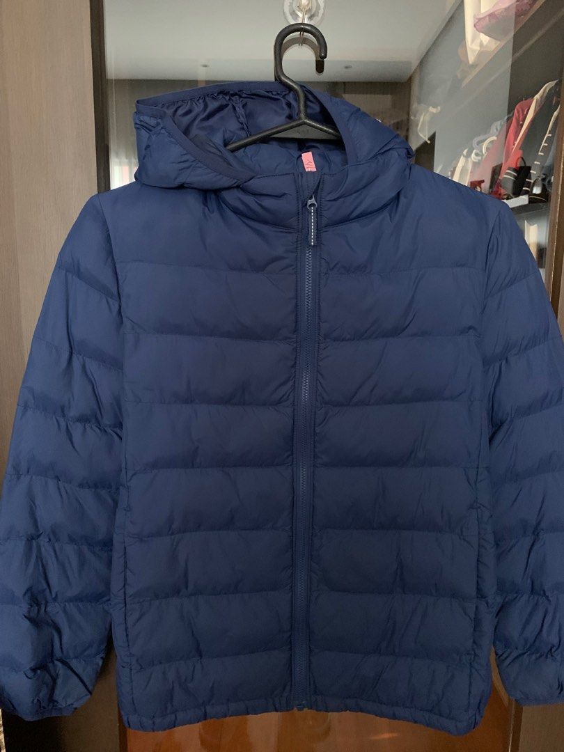Original Uniqlo Blue Puffer Jacket 11-12Y (150) on Carousell