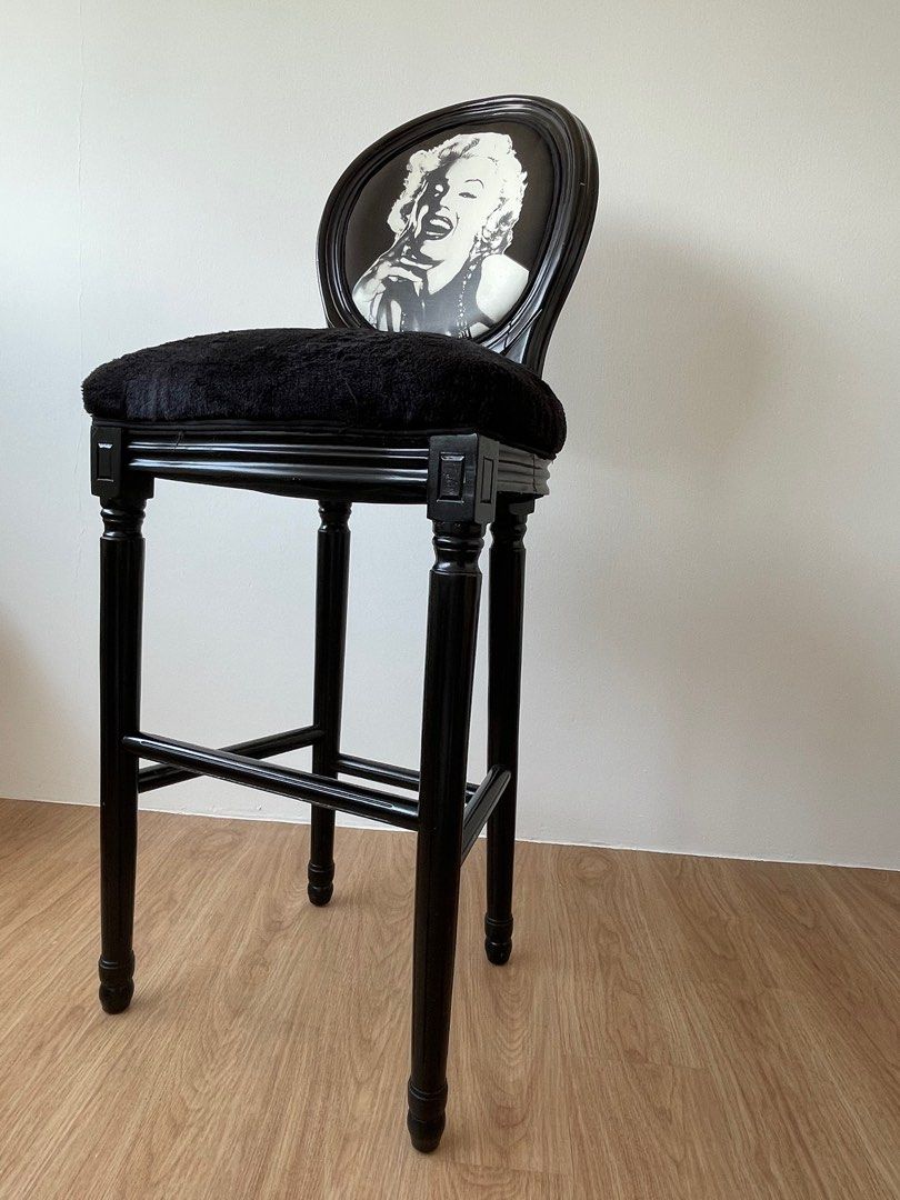 Pair of vintage retro Marilyn Monroe bar stools, Furniture & Home Living, Furniture, Chairs on ...