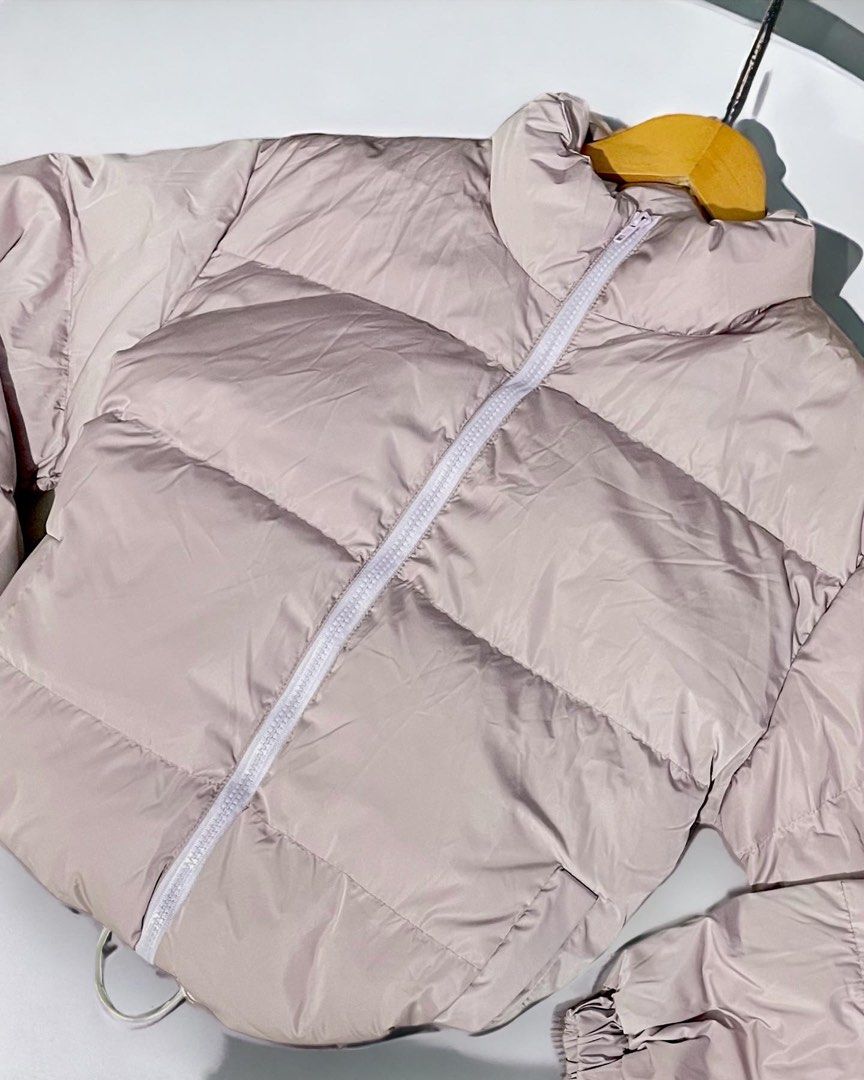 PASTEL PUFFER DRAWSTRING JACKET, Women's Fashion, Coats, Jackets and ...