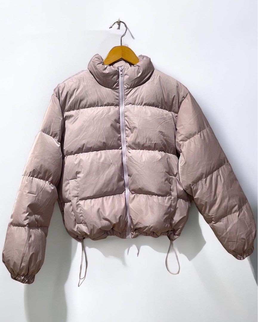 PASTEL PUFFER DRAWSTRING JACKET, Women's Fashion, Coats, Jackets and ...