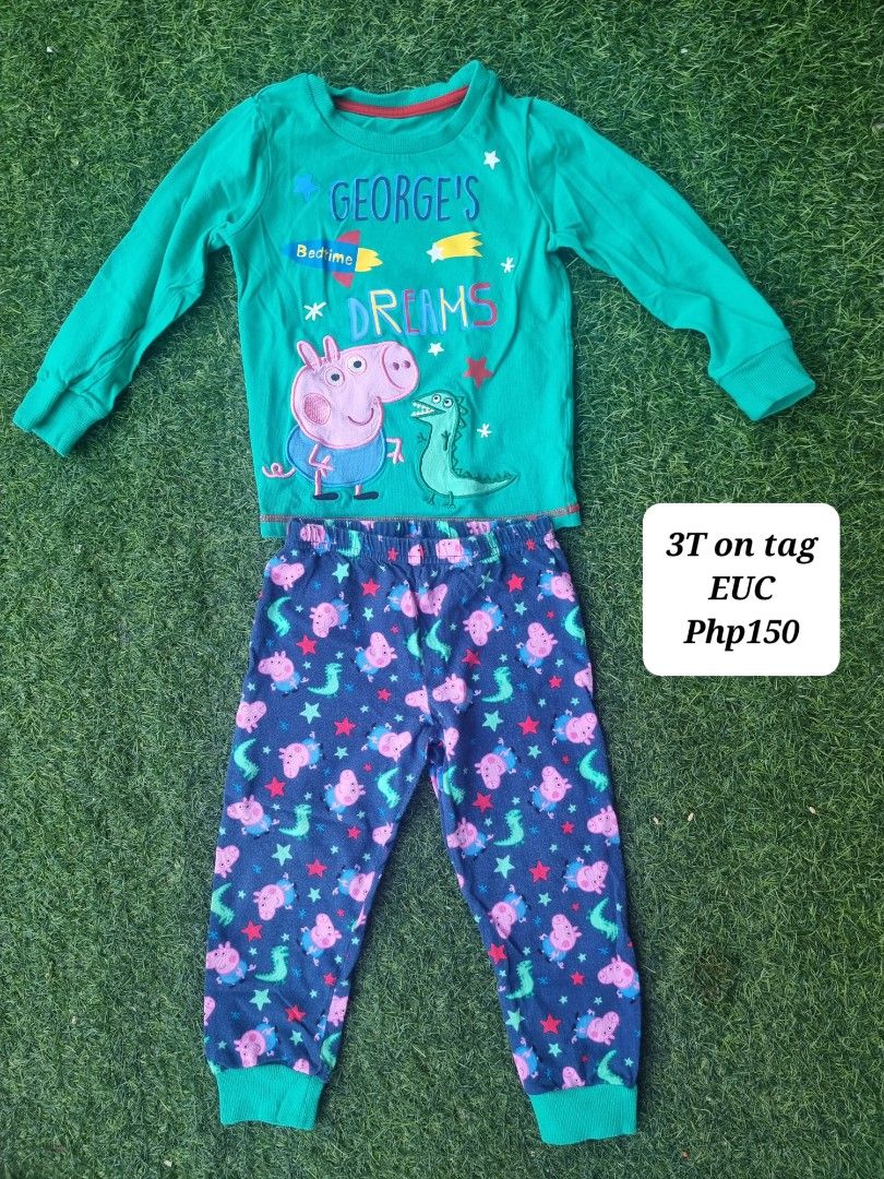 Peppa Pig Pajama Terno 3T, Babies & Kids, Babies & Kids Fashion on ...
