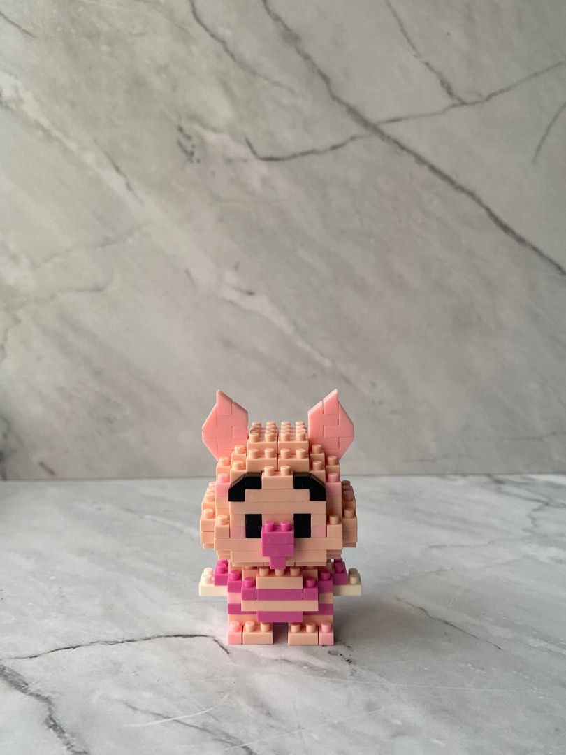 Piglet Winnie The Pooh Bricks Mini Lego Miniatur Pajangan Hiasan Disney ...