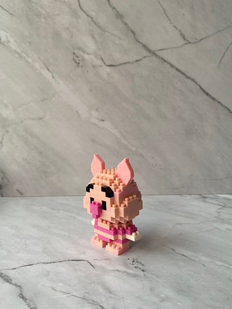 Piglet Winnie The Pooh Bricks Mini Lego Miniatur Pajangan Hiasan Disney ...