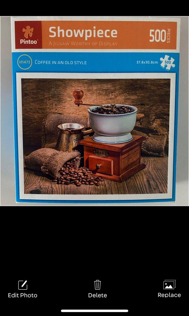 Pinto coffee jigsaw puzzle, Hobbies & Toys, Toys & Games on Carousell