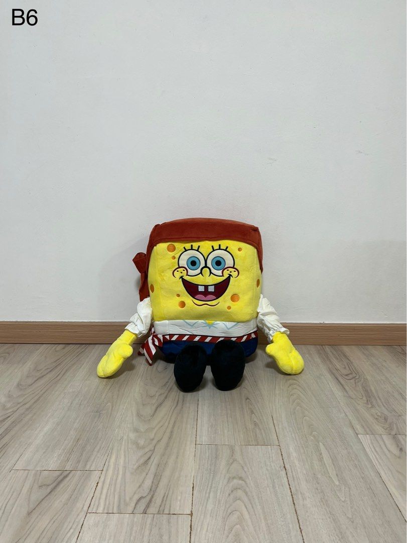 Pirate SpongeBob Soft Toy, Hobbies & Toys, Toys & Games on Carousell
