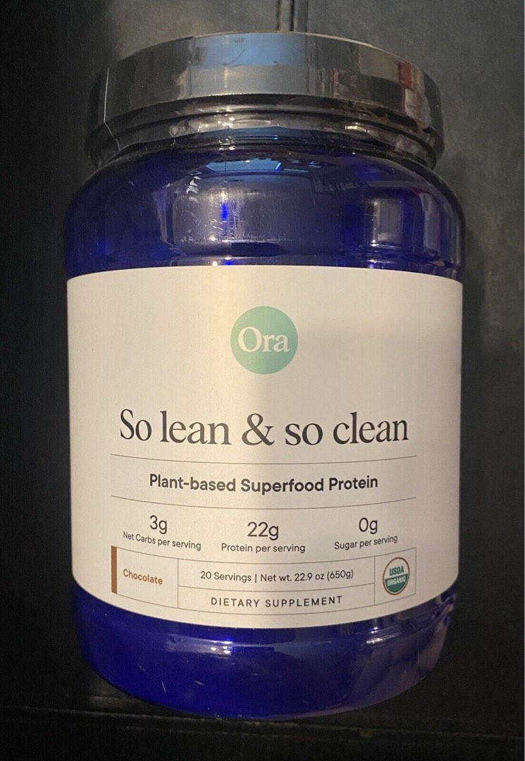 Ora organic chocolate protein powder , Health & Nutrition, Health ...