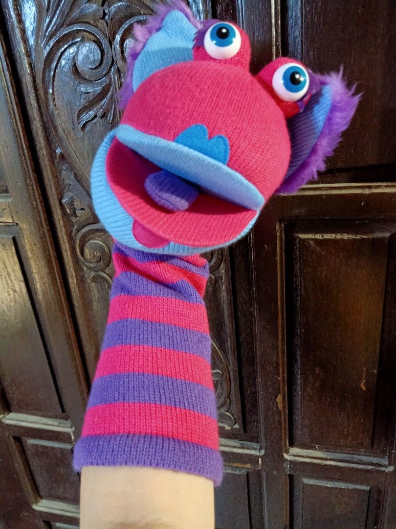 PLAYFUL WORM SOCK HAND PUPPET on Carousell