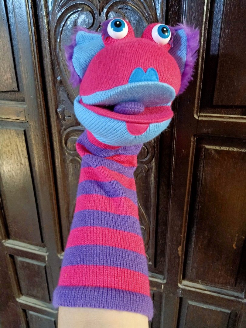 PLAYFUL WORM SOCK HAND PUPPET on Carousell