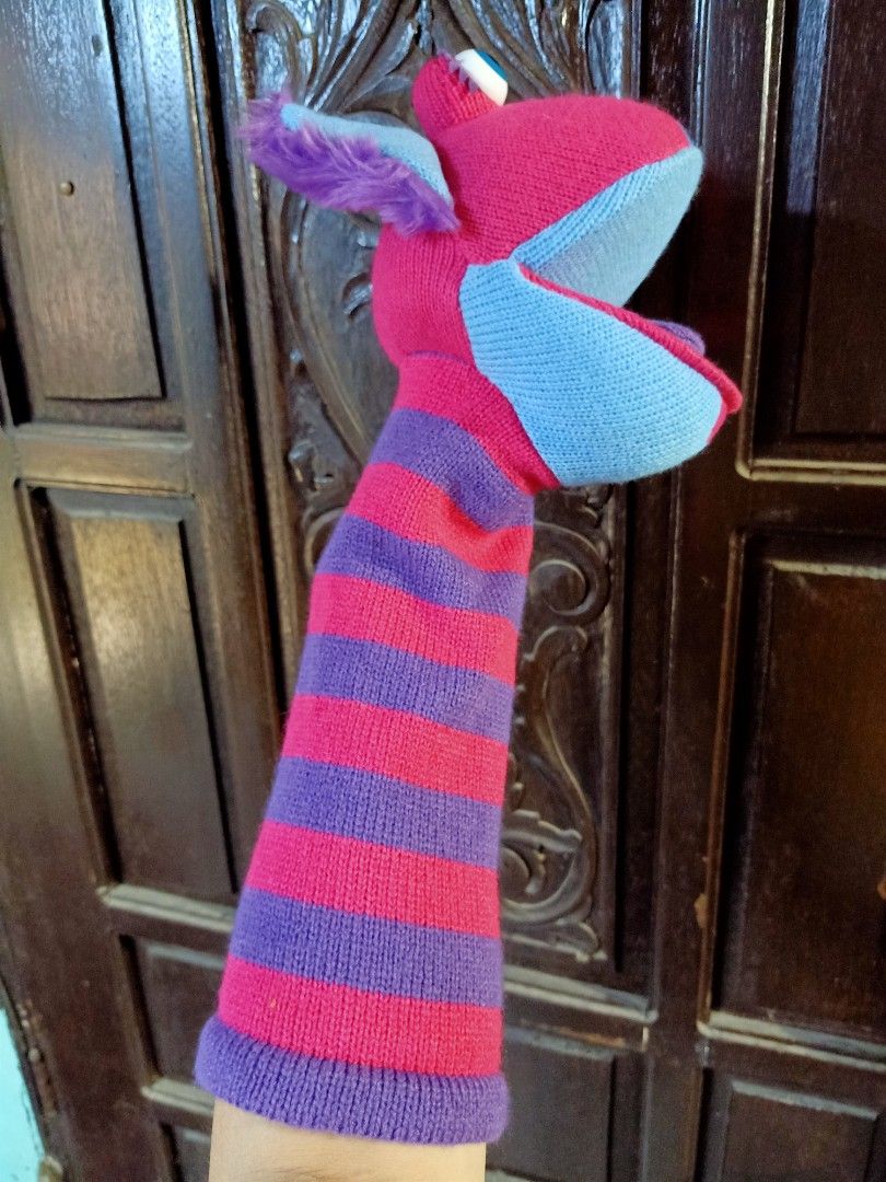 PLAYFUL WORM SOCK HAND PUPPET on Carousell