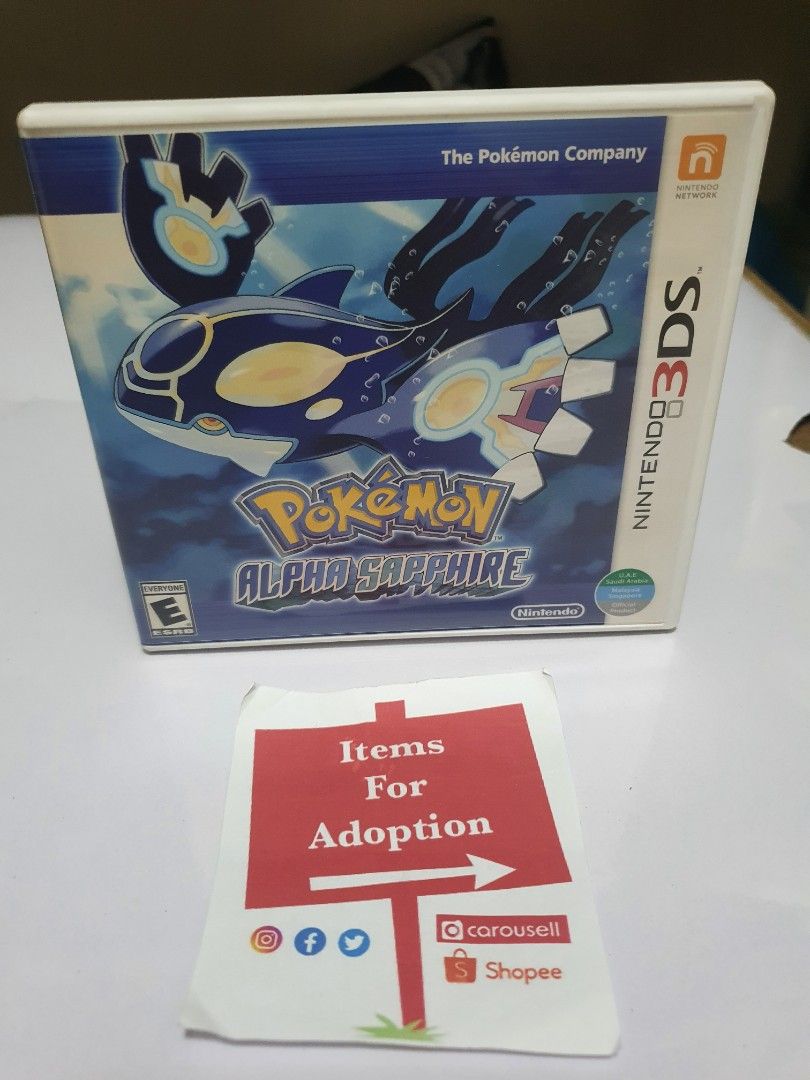 Pokemon Alpha Sapphire (Nintendo 3DS, Usa) on Carousell