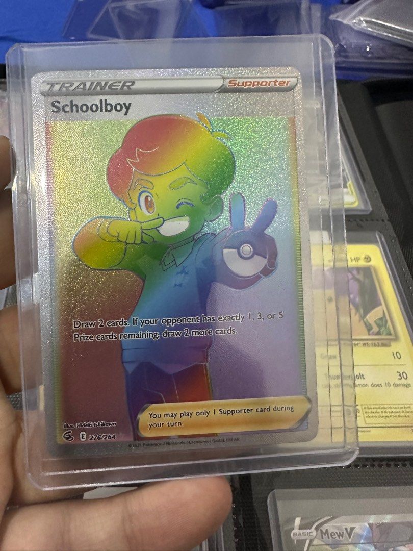 Pokemon cards tcg schoolboy, Hobbies & Toys, Toys & Games on Carousell