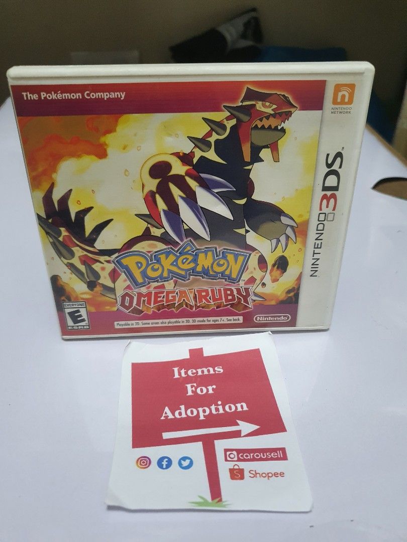 Pokemon Omega Ruby (Nintendo 3DS, Usa) on Carousell