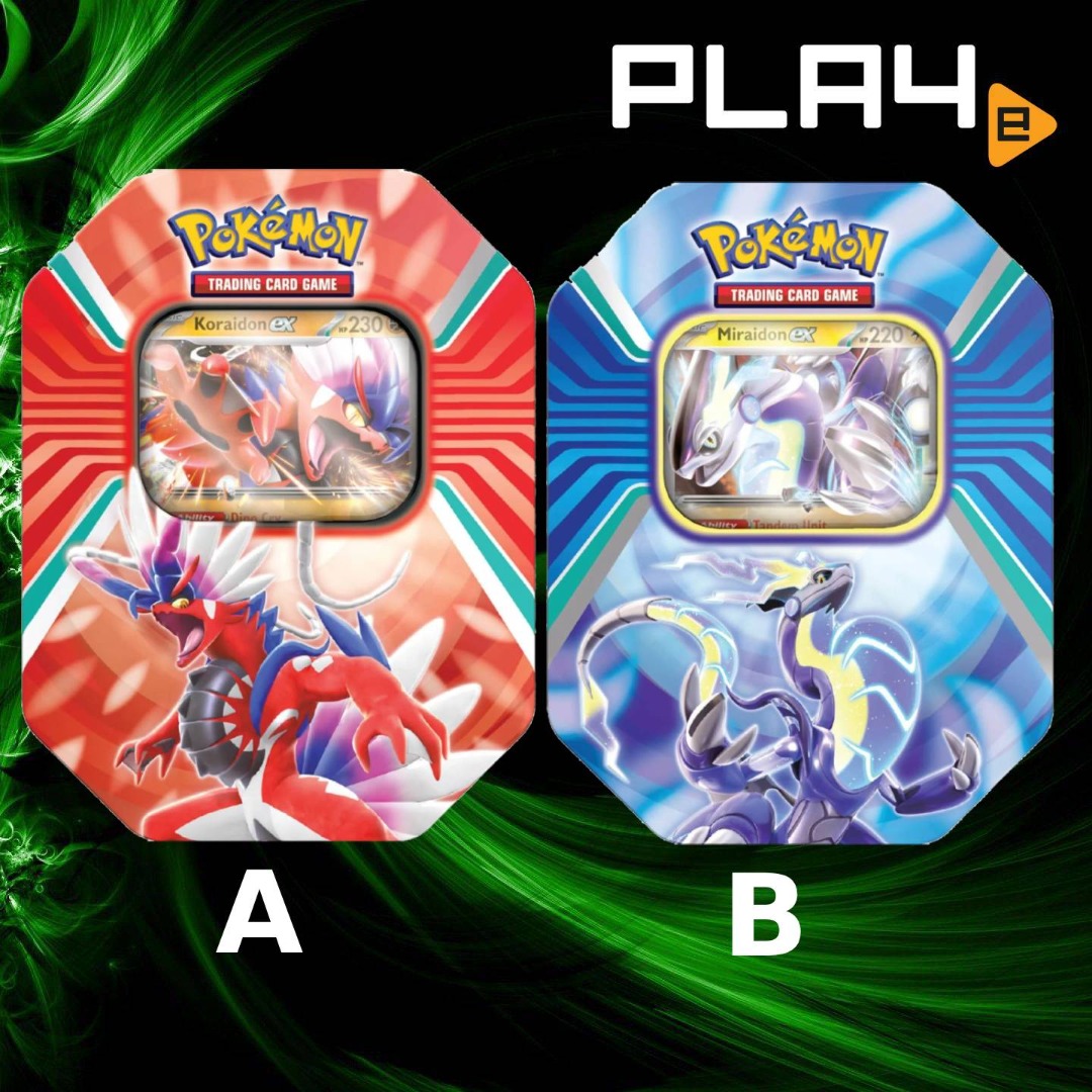 Pokemon Paldea Legends Tin Brand New, Hobbies & Toys, Toys & Games on ...