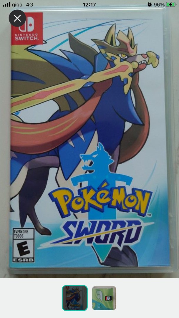 Pokemon swords for switch, Video Gaming, Video Games, Nintendo on Carousell