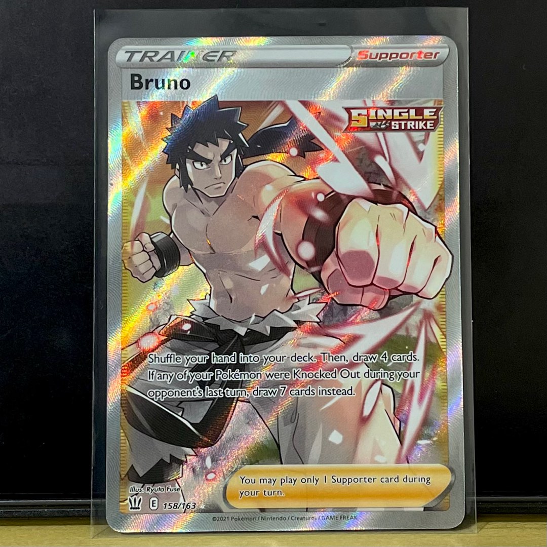 Pokémon TCG - Bruno Sword Shield Battle Styles 158/163 on Carousell