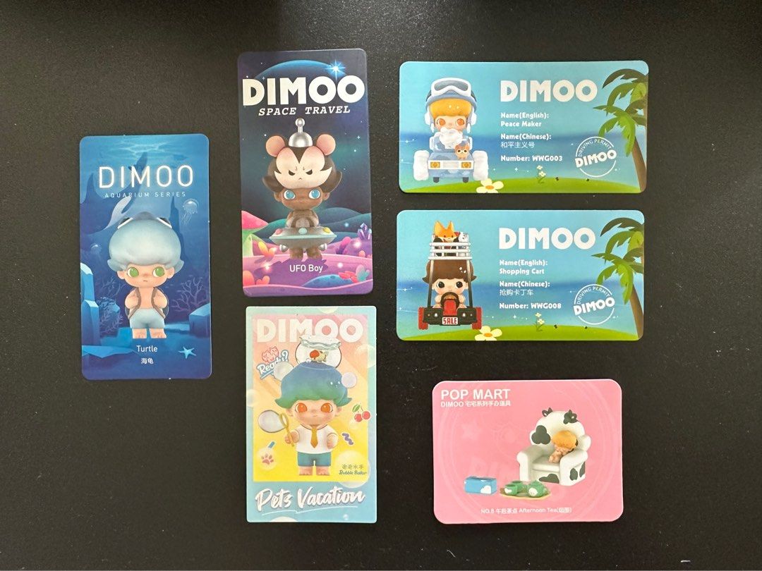 Popmart | Pop Mart | Dimoo | Space Travel | Aquarium | Pets Vacation ...
