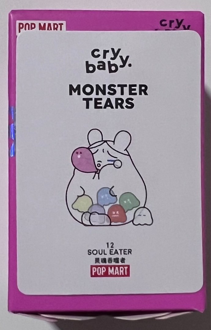 POPMART CRYBABY MONSTER TEARS - Soul, Hobbies & Toys, Toys & Games on ...
