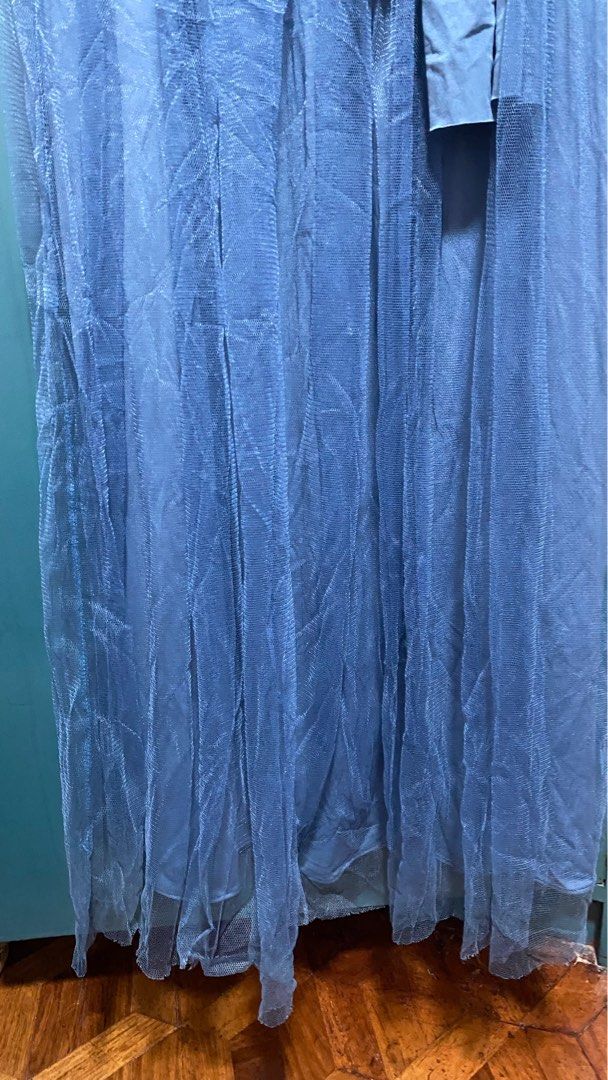 Powder blue infinity dress tulle on Carousell