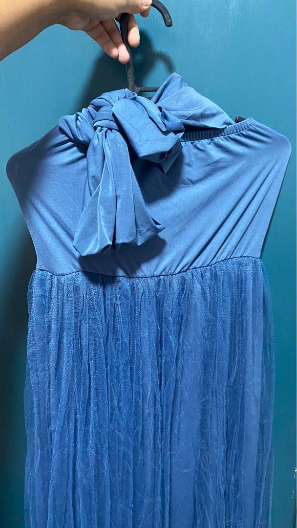 Powder blue infinity dress tulle on Carousell