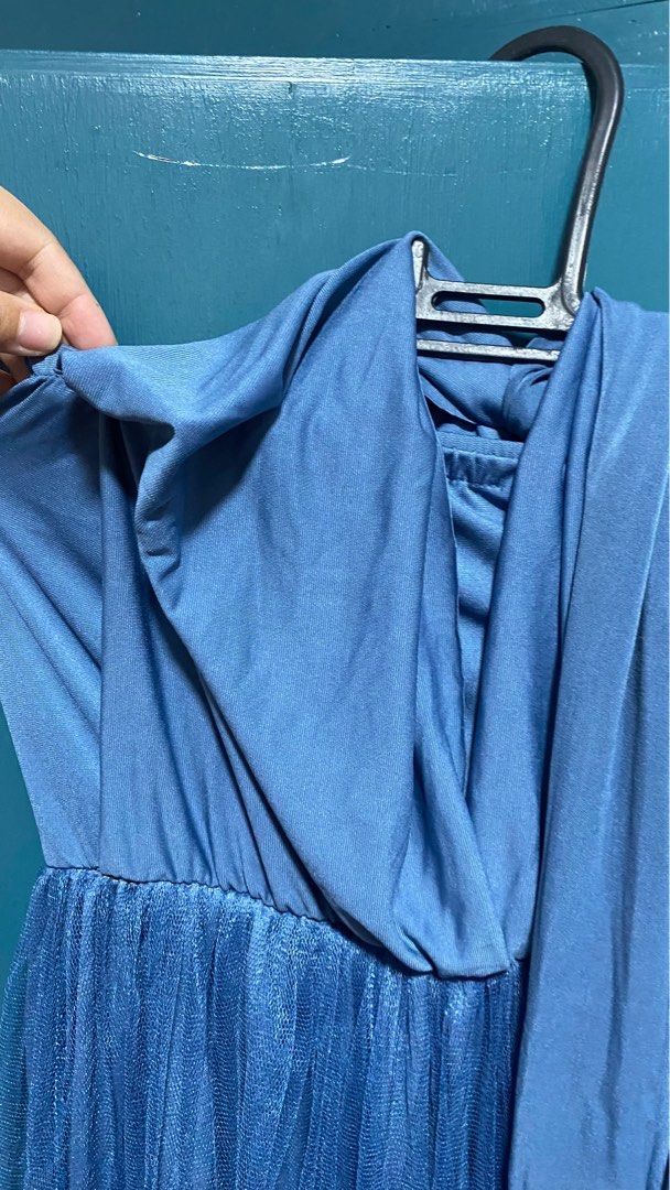 Powder blue infinity dress tulle on Carousell
