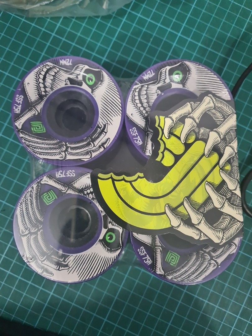 Longboard wheels Powell Peralta Kevin Reimer 75a, Sports Equipment ...