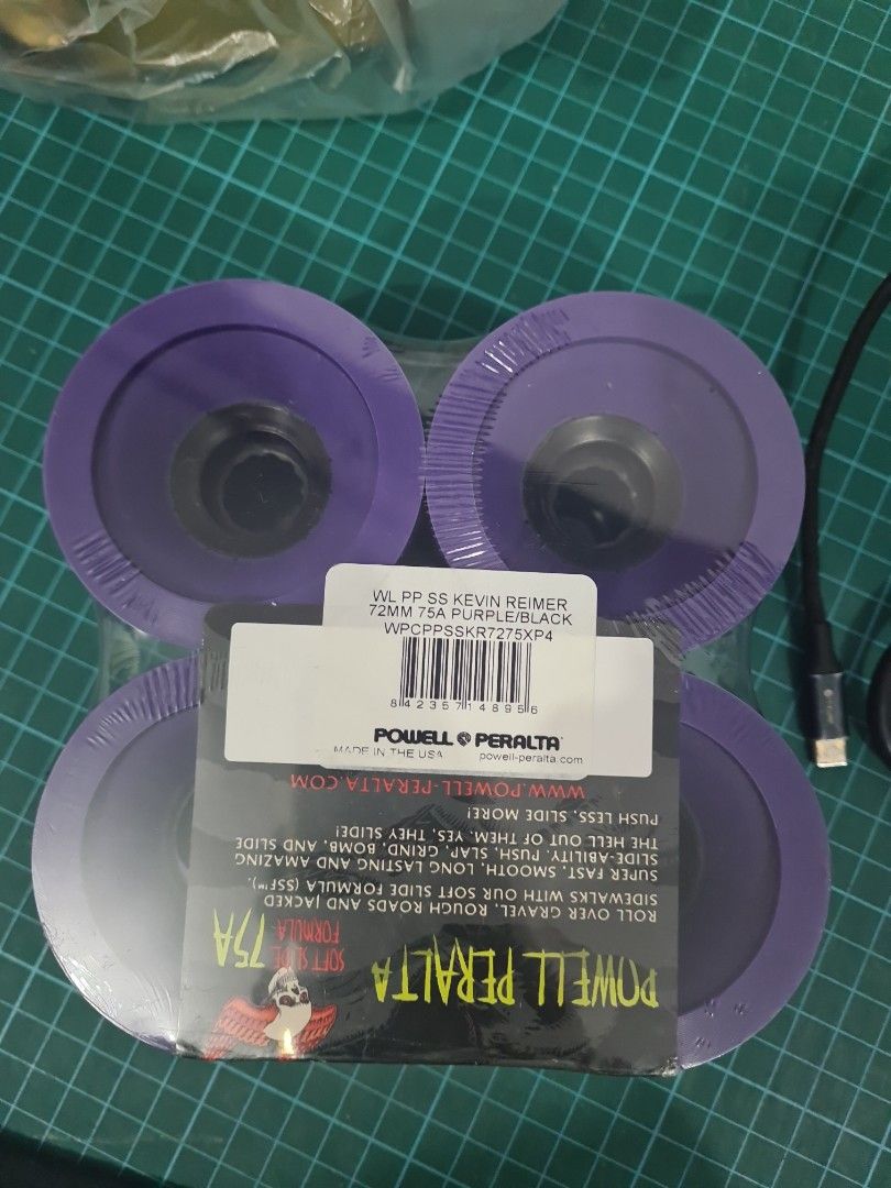 Longboard wheels Powell Peralta Kevin Reimer 75a, Sports Equipment ...