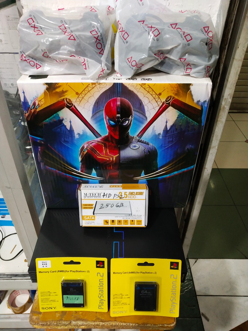 PS2 FAT SERI/SCPH 5000 HARDISK EKSTERNAL 250GB FULL GAME PILIHAN, Video ...