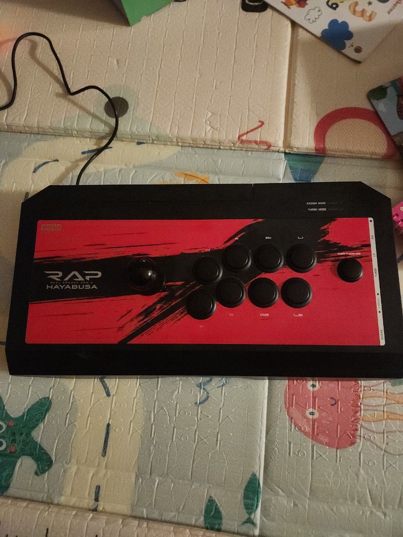 PS4/PS5 Hori RAP V Hayabusa fightstick, Video Gaming, Gaming ...