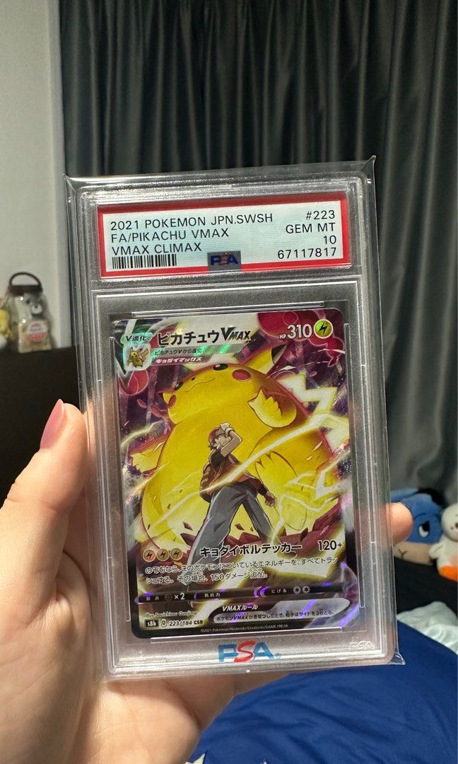 PSA10 Pikachu VMax CSR Jap, Hobbies & Toys, Toys & Games on Carousell