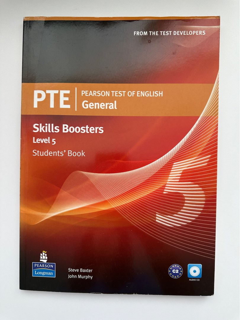 PTE Pearson test of English General Skill Boosters level 5 students ...