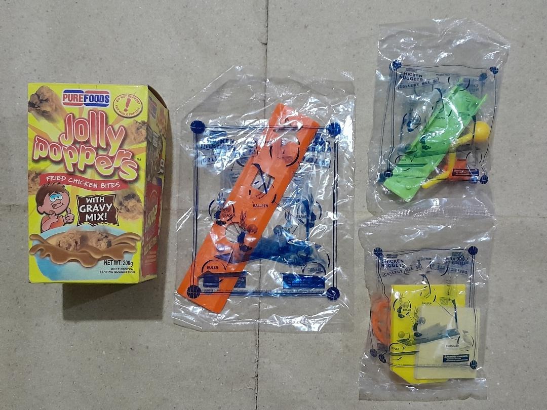 PUREFOODS Brand CHICKEN NUGGETS Exclusive BUGS BUNNY HOOP Plastic Toys ...