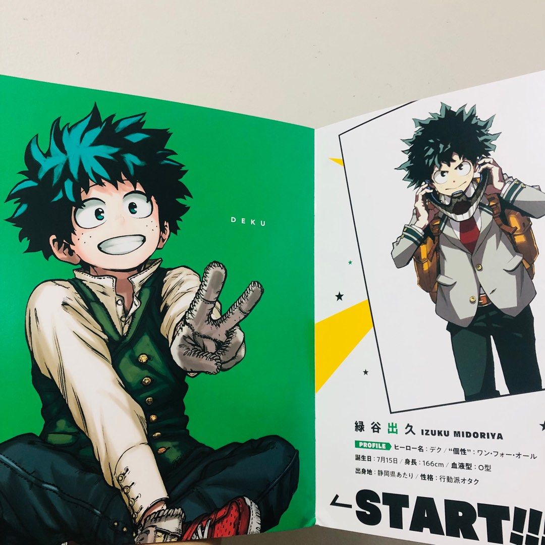 RARE Official MHA Heroes Photobook: Izuku Midoriya, Hobbies & Toys ...