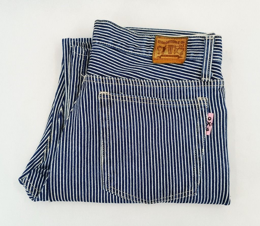 rare STUDIO D 'ARTISAN hickory jeans pant pink label, Men's Fashion, Bottoms, Jeans on Carousell