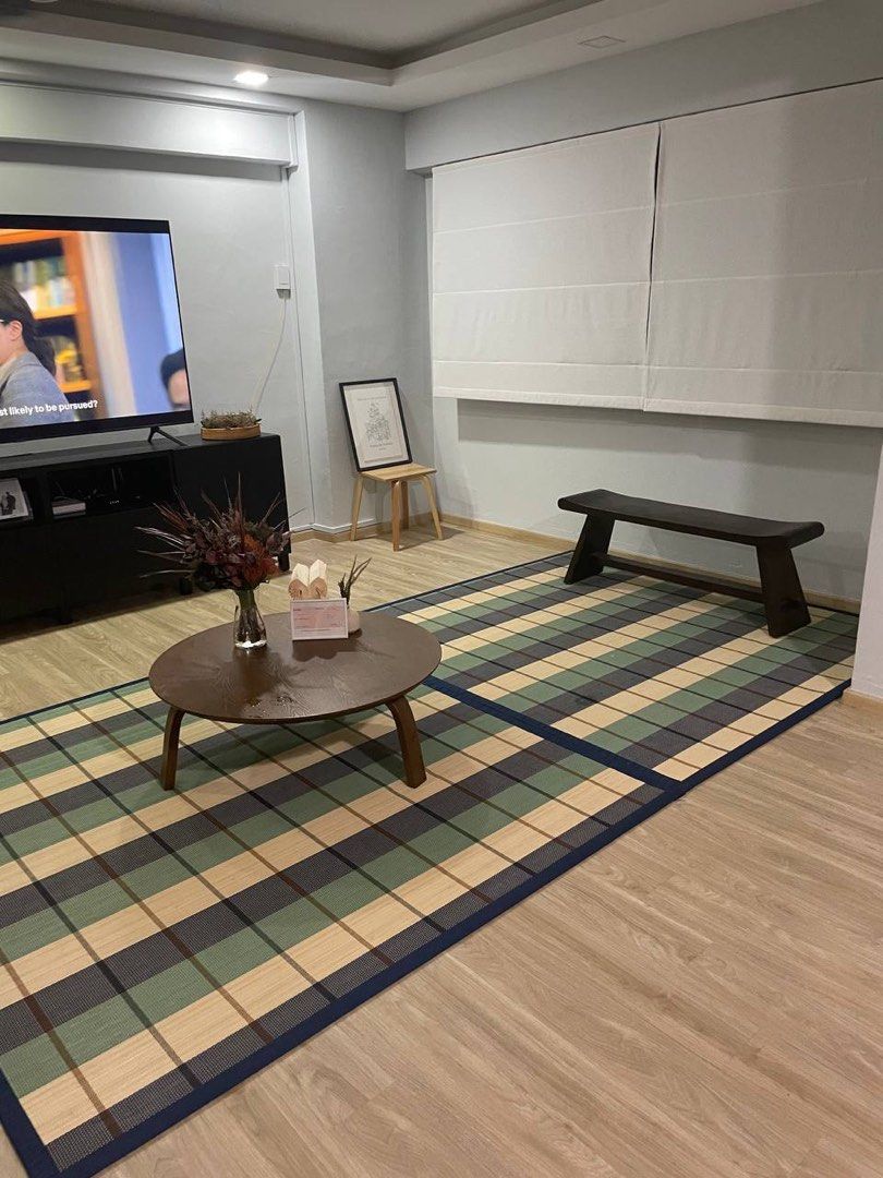 Rattan Mat, Furniture & Home Living, Home Decor, Carpets, Mats ...