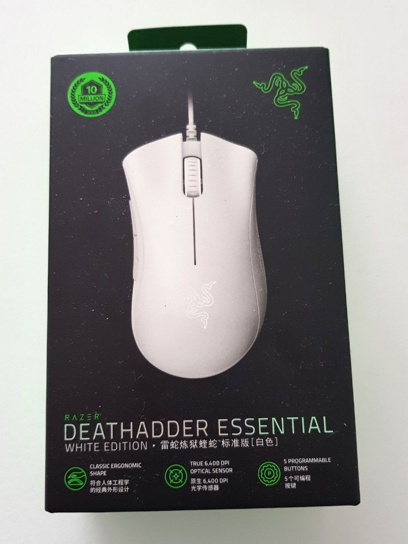 Razer Deathadder Essential Gaming Mouse, Computers & Tech, Parts ...