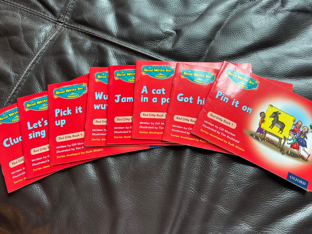 Read Write Inc. Phonics Oxford Red Ditty book, 興趣及遊戲, 書本 & 文具, 教科書 ...