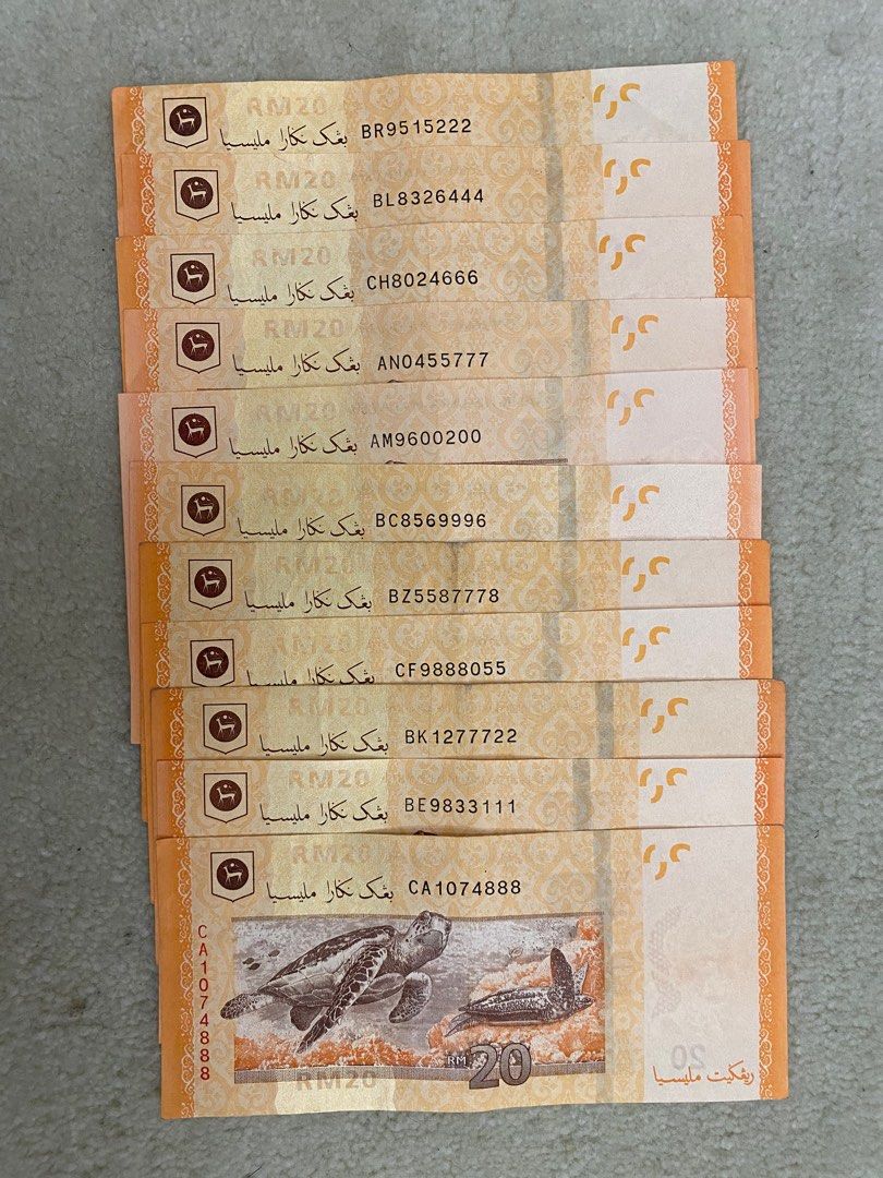 Rm20 rm10 rm5 rm1 special number lion number tiger number, Hobbies ...