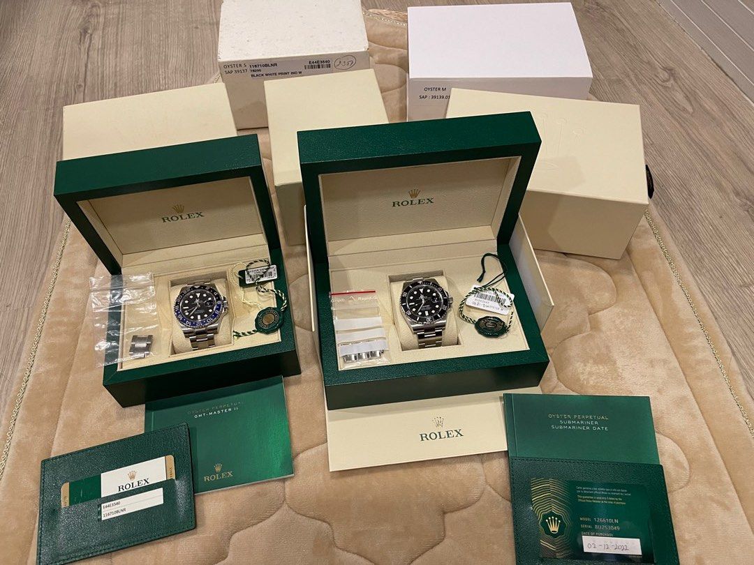 Rolex batman & submariner date, Luxury, Watches on Carousell