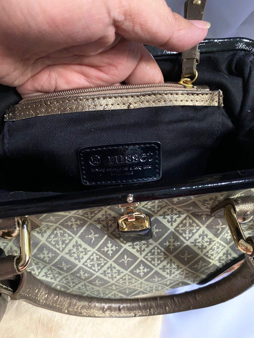 Authentic Russet Top Handle Bag on Carousell