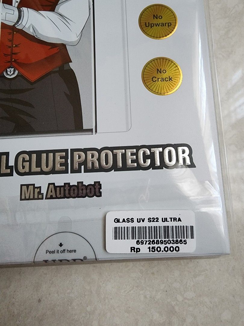 S22 ultra UV full glue protector, Telepon Seluler & Tablet, Aksesoris ...