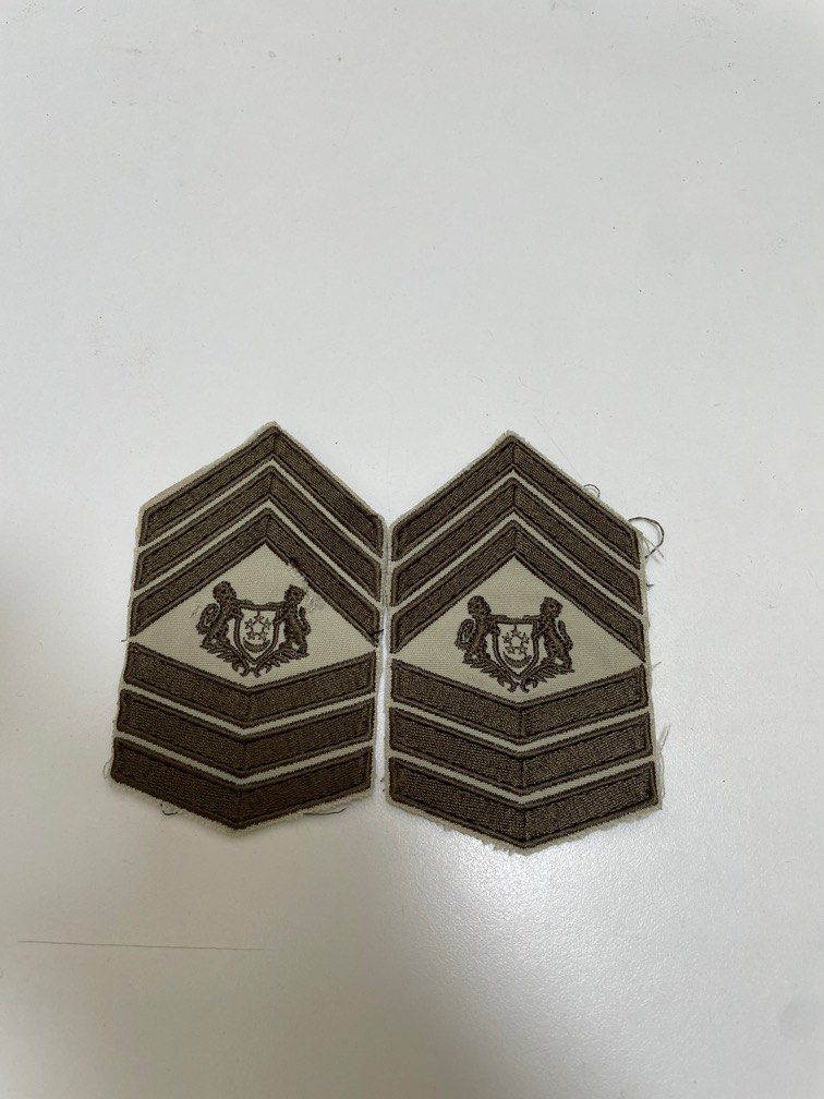 SAF Army / NCC No.3 MSG Rank, Hobbies & Toys, Memorabilia ...