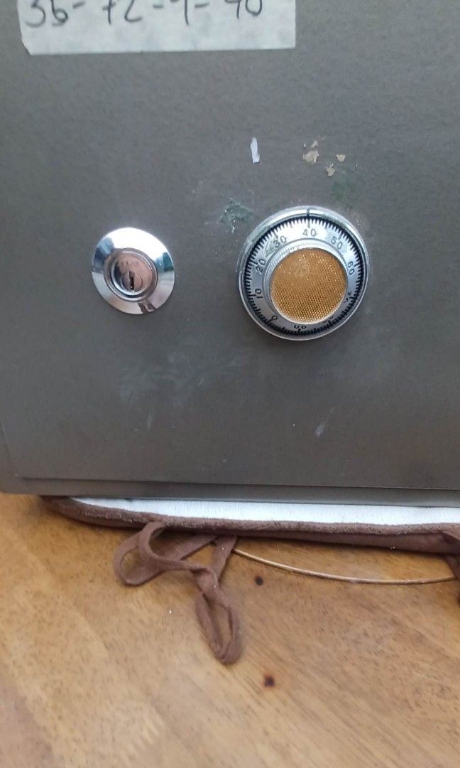 Safety Vault with Key, Number Combinations, 2hrs. Fire Rated, with PVC ...