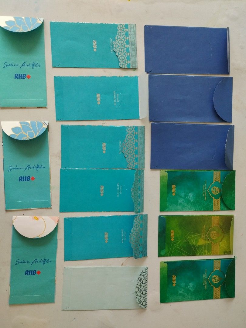 SAMPUL DUIT RAYA RHB BANK, Hobbies & Toys, Collectibles & Memorabilia ...