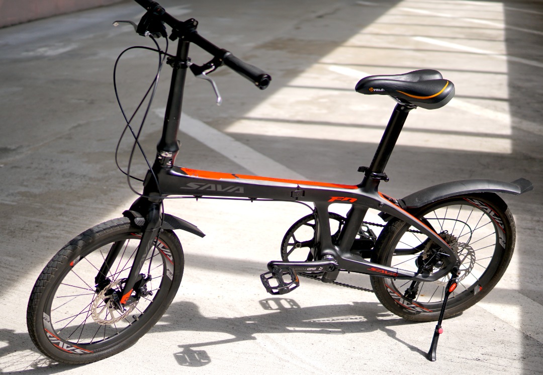 Sava Z1 Carbon folding bike, Sports Equipment, Bicycles & Parts ...