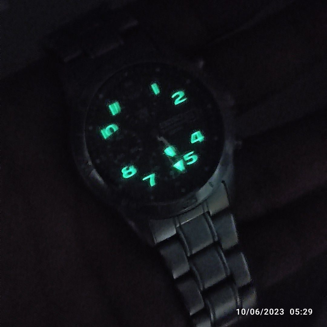 Seiko Field Watch Quartz Chronograph Gun Metal Finish on Carousell
