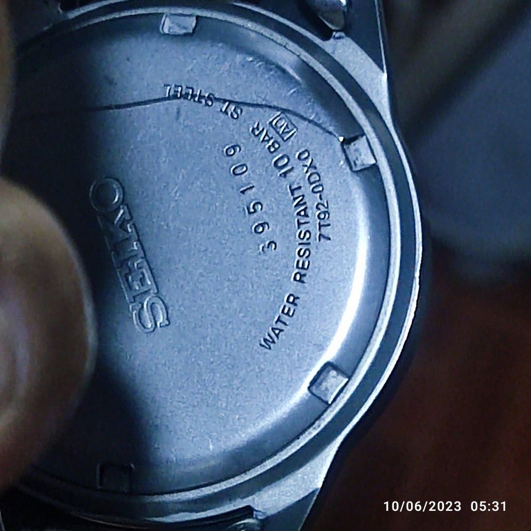 Seiko Field Watch Quartz Chronograph Gun Metal Finish on Carousell