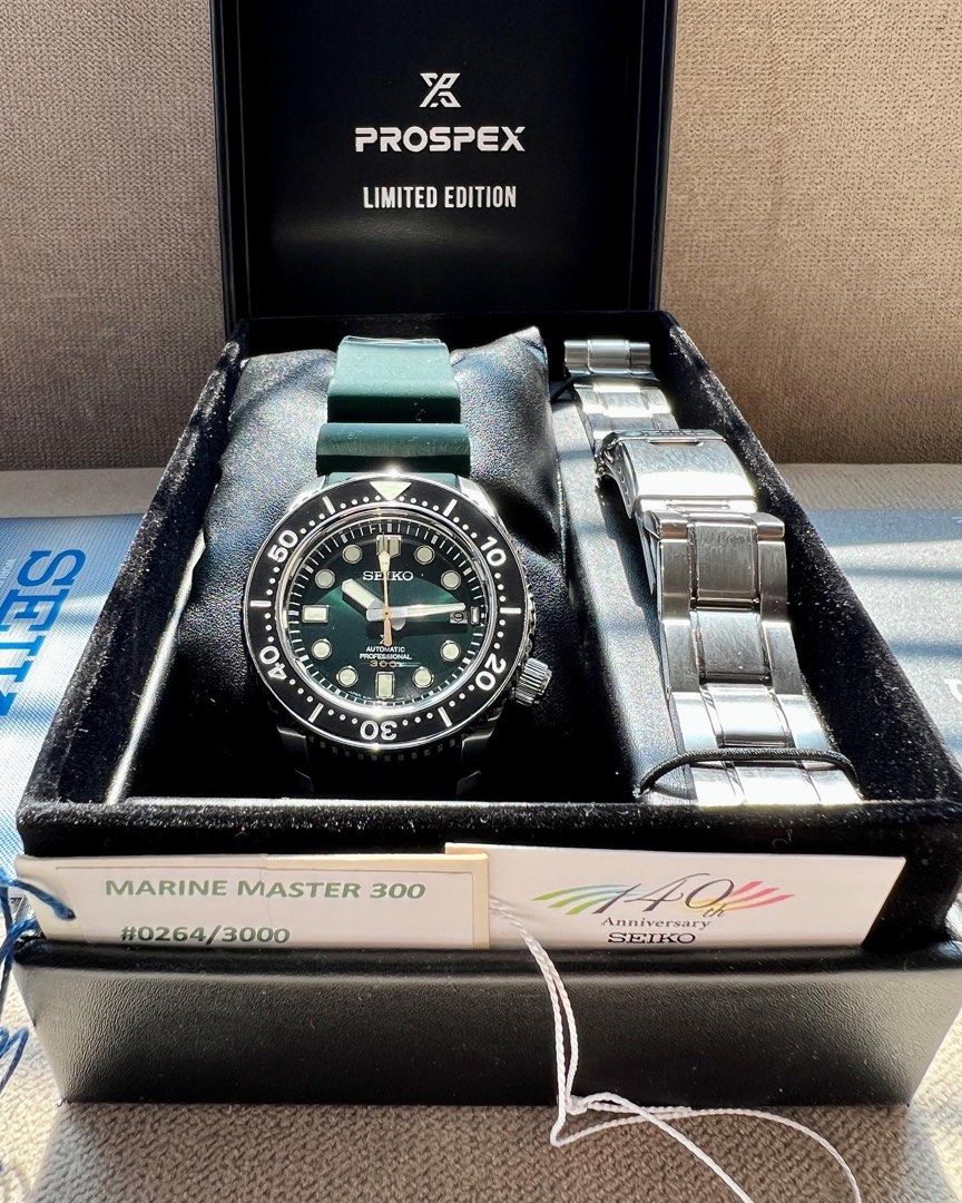 Seiko Marine Master 300 140th Anniversary, Luxury, Watches on Carousell
