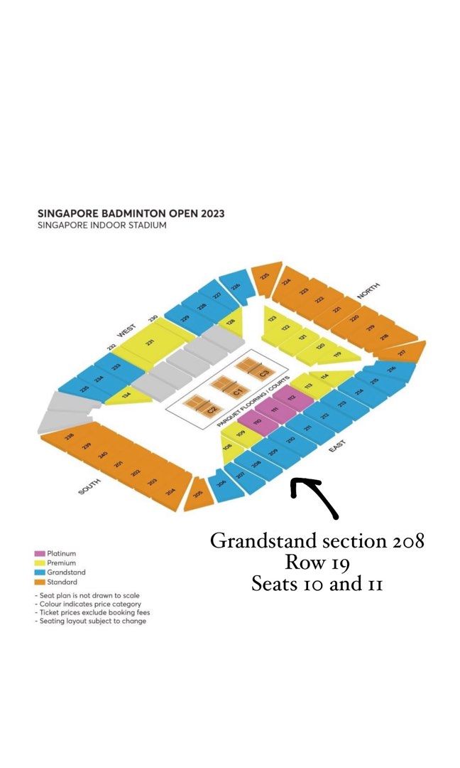 [SEMI FINALS] Singapore badminton open 2023 - grandstand, Tickets ...
