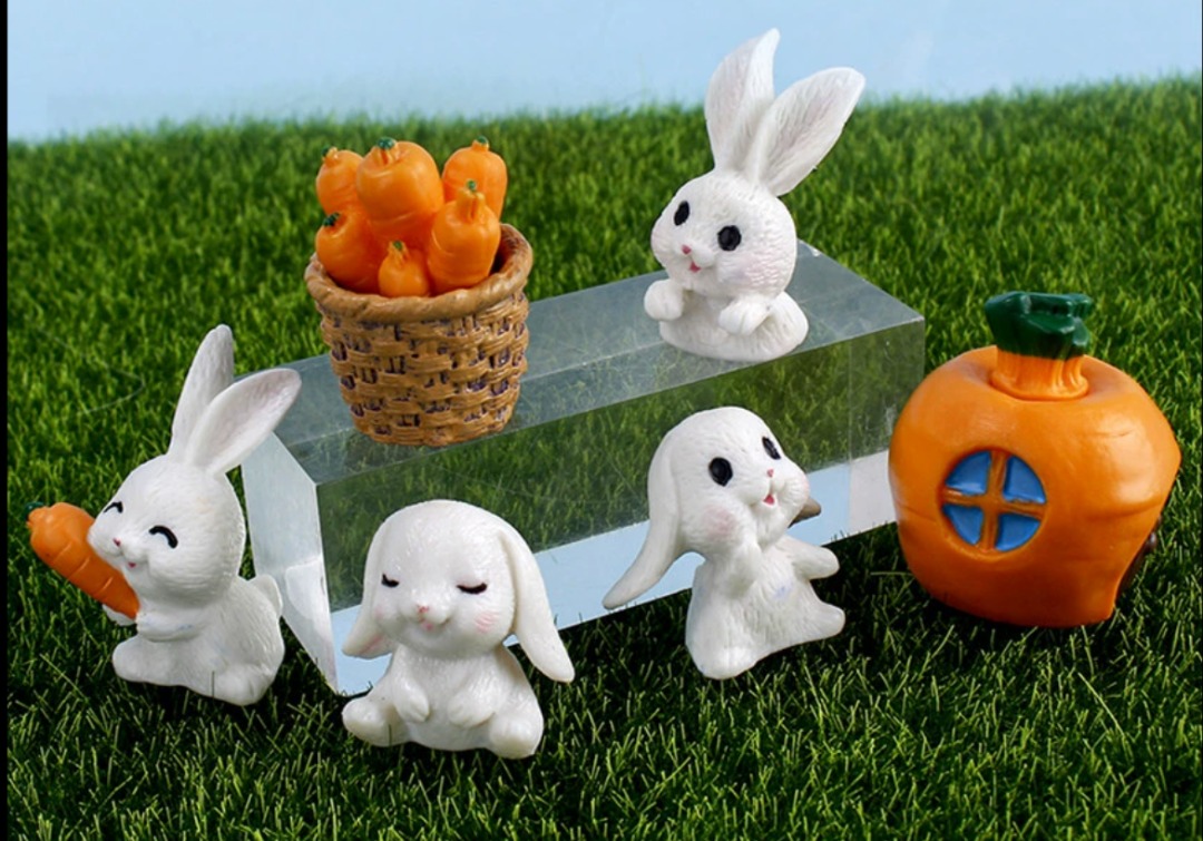 2 Types of 3D Easter Bunny / Rabbits / Easter Themed Cake Toppers ...